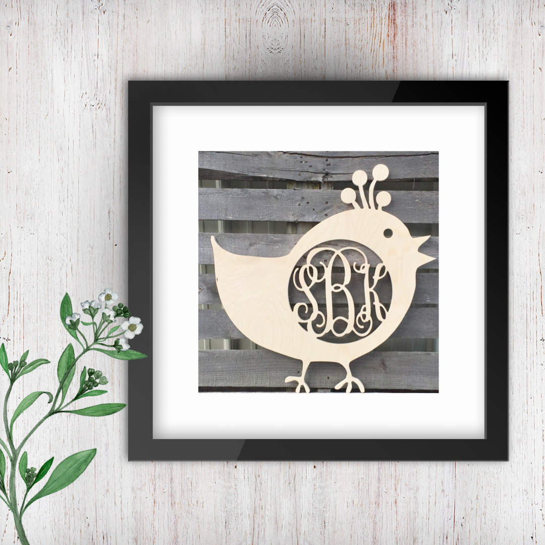 Chick-A-Dee Three-Letter Monogram – Studio 29 Eleven